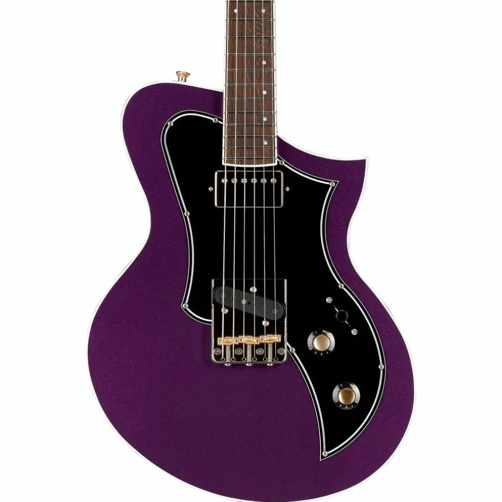 Kauer Guitars Korona FT Ash Electric Guitar Firemist Purple - Guitar World